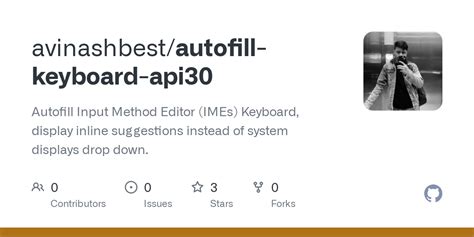 Github Avinashbestautofill Keyboard Api30 Autofill Input Method Editor Imes Keyboard