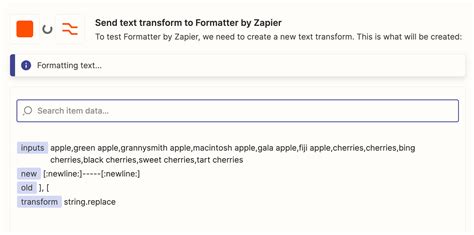 Why Is It That Structured Line Items Output From One Step Becomes Comma