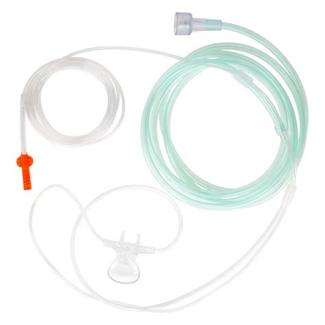 Microstream™ Advance Mvao Adult Oral Nasal Filter Line® Non Intubated O2 Female Connector 6 5ft