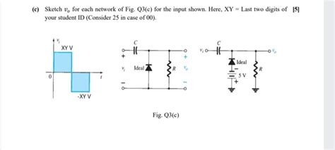 Solved C Sketch V For Each Network Of Fig Q C For Chegg Com
