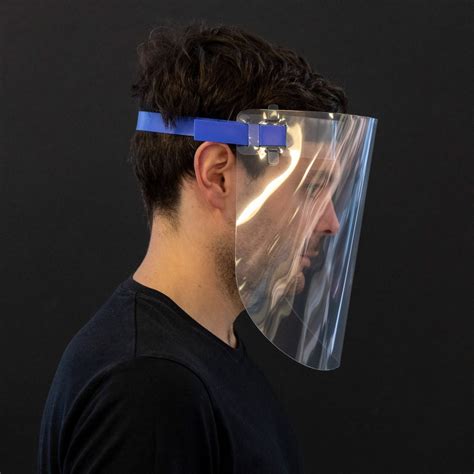 simple origami face shield can be folded from single sheet of plastic
