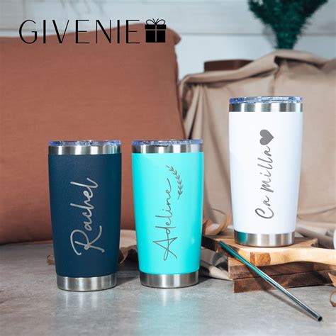 Personalised 20oz Tumbler Engraved Tumbler Stainless Steel Tumbler