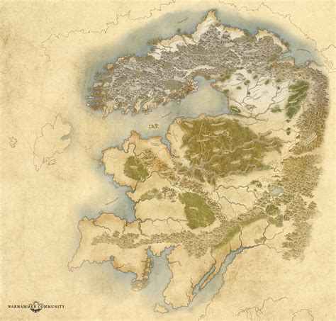Warhammer The Old World Official New Map Rwarhammer