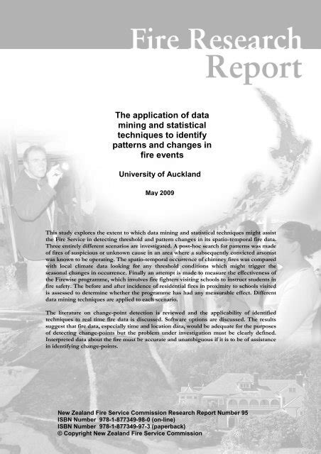 The Application Of Data Mining And Statistical Techniques To Identify