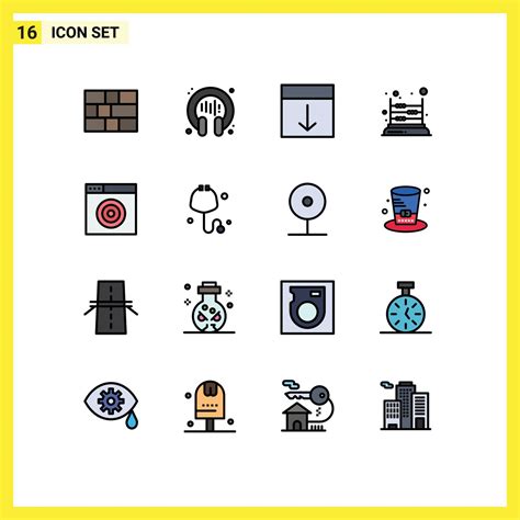 Set Of 16 Vector Flat Color Filled Lines On Grid For Find Mathematics Grid Math Game Editable