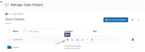 Share The Team Folder And Set Permissions FileCloud Docs