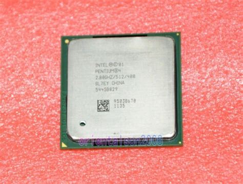 Intel Pentium 4 P4 28 Ghz 512k 400mhz Sl7ey Processor Socket 478
