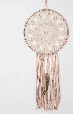 Large Beige Dream Catcher Crochet Doily Dreamcatcher Boho