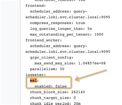 [bug report] wal wal causes disk alert · issue 4809 · grafana loki