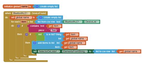 Bluetoothle List With Specific Name Extensions Mit App Inventor Community
