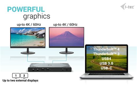 CADUA KDOCKPDL I Tec USB USB C Thunderbolt Dual Display Docking Station Gen