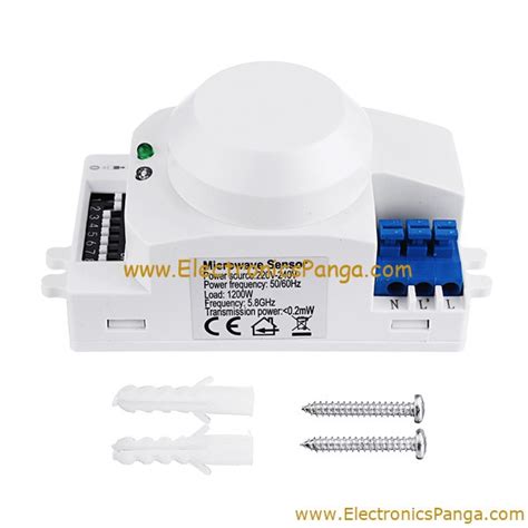 Microwave Sensor Switch 220 240v 1200w 5 8ghz Light Switch Induction Microwave Motion Sensor S04