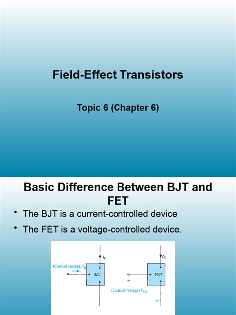 S6 Field Effect Transistors Download Free Pdf Mosfet Field Effect Transistor