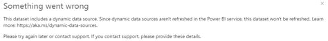 solved scheduled refresh using dynamic data source microsoft fabric