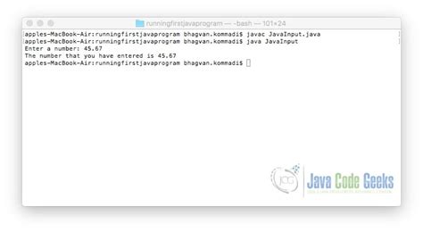 How To Create And Run Your First Java Program Java Code Geeks