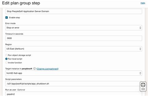 Automate Recovery Operations For Single Instance Oracle Peoplesoft Application With Oci Full