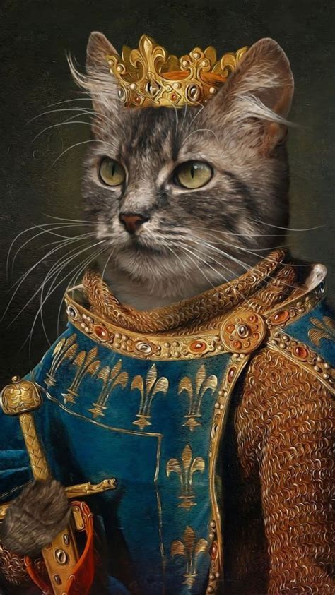 Fantasy Cat Drawing Custom Pet Portraits Pet Portraits Renaissance