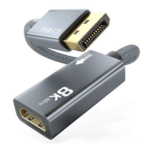 8k 60hz Displayport Auf Hdmi Adapter 0 2m Dp 1 4a Auf Hdmi Videokabel Unterstützung 8k 4k