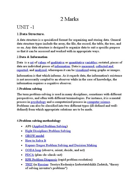 Data Structure 2marks Pdf Queue Abstract Data Type Algorithms