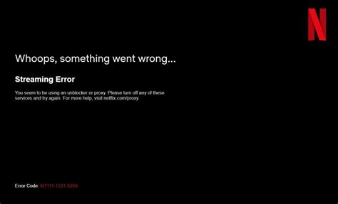 Error de proxy de Netflix Cómo omitir y desbloquear Netflix