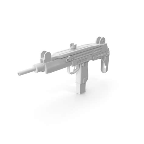 Monochrome Submachine Gun 3d объект 2299244543 Shutterstock