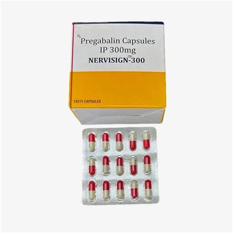 Nervisign Pregabalin Capsules 300 Mg At ₹ 480 Stripe In Nagpur Id 2850226855548
