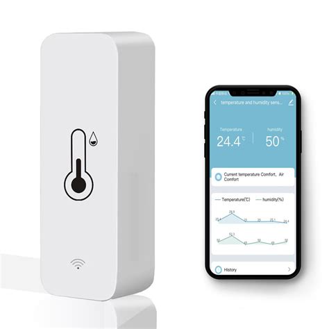 Tuya Digital Indoor Thermostat Temperature Detector Outdoor Th01 Wifi Temperature And Humidity