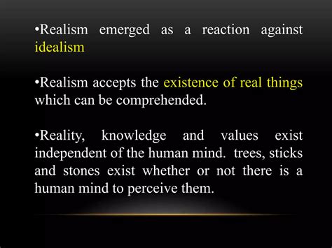 Realism Of Philosophypptx