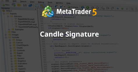 Скачать бесплатно скрипт Candle Signature от Rajeshnait для