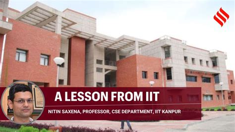 A Lesson From IIT Heres Why You Should Choose CSE From IIT Kanpur Education News The