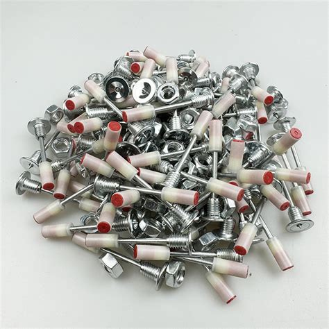 50100pcs M8 Screw Mini Nail Gun Threaded Integrated Nails Threaded