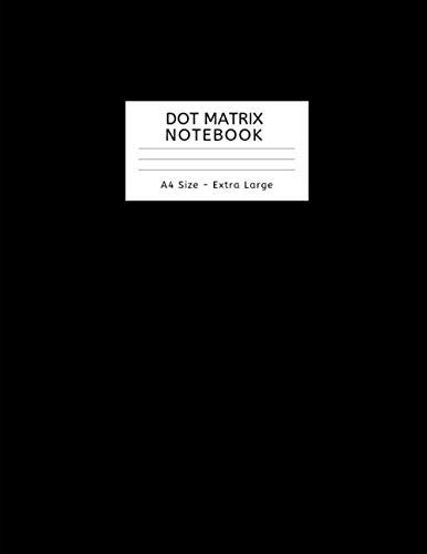 Dot Matrix Notebook Extra Large A4 Size A4 Dot Matrix Notebook 8 5