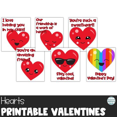 Free Printable Valentines Day Cardsprintable Classroom Valentine Cards