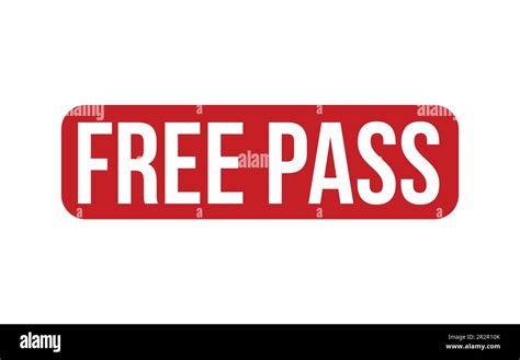 Free Pass Rubber Stamp Seal Vector Stock Vector Image And Art Alamy