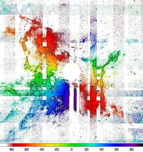 Left Linear Polarization Degree P L Measured On The Nebula Of Rs Pup