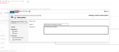 How To Apply Field Level Security In System Fields In CRM