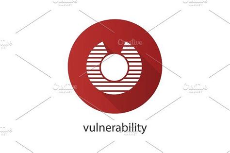 Vulnerability Icon Abstract Vector Illustration