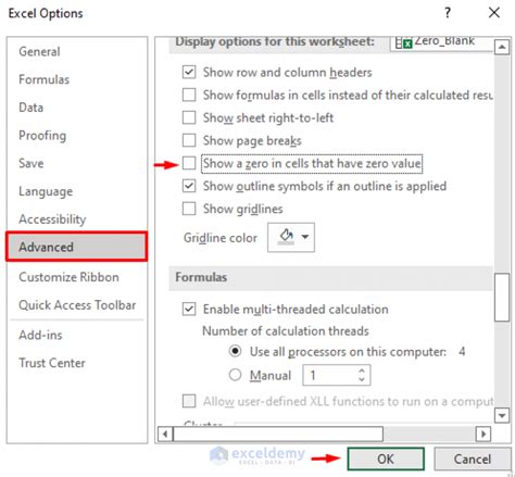how to exclude a cell in excel average formula 4 methods