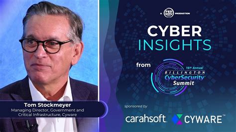 Cyber Insights With Tom Stockmeyer Of Cyware Building A Collective Defense Network Youtube
