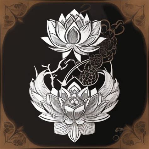 Kanji Lotus Symbols