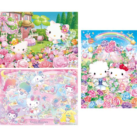 66 121 絕版迷你600片日本進口拼圖 三麗鷗 Hello Kitty 美樂蒂 雙子星 布丁狗 148 188 蝦皮購物