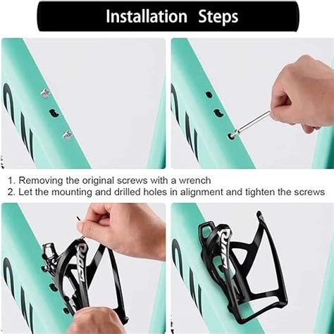 Поставка за бутилка за вода за велосипед Jenuos монтаж на рамката