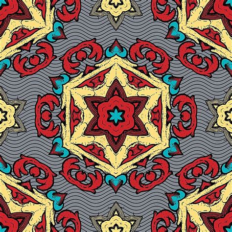 Ornament Pattern Vector Tile Work Decoration Background Vector Work