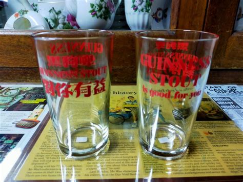 Guinness Stout Drinking Glass Hobbies And Toys Memorabilia