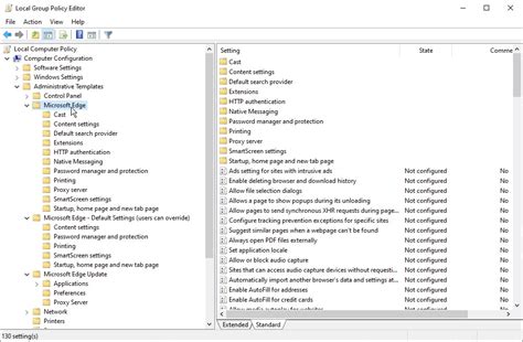如何通过组策略管理新的 Microsoft Edge