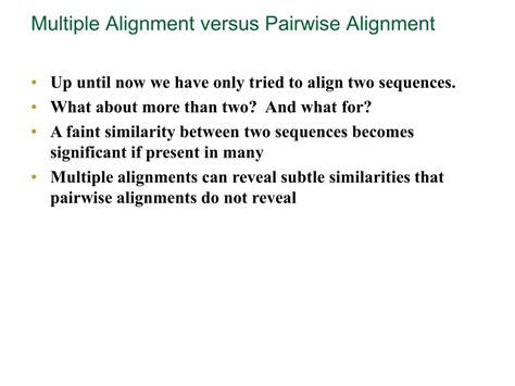 ppt multiple sequences alignment powerpoint presentation free