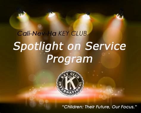 Spotlight On Service Program