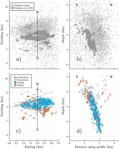 Location Of The 12424 Earthquakes Relocated With A Double‐difference
