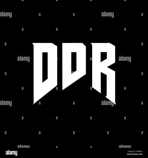 Ddr Letter Logo Design For Technology Company Ddr Logo Design Black