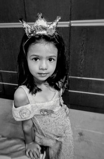 Premium Photo Portrait Of Cute Girl Sitting